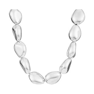 Federica Tosi Klobiger Spitzenstein Halskette in Silber - - Accessories - Damen - Grau - ONE SIZE