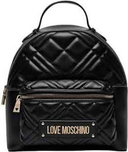 Love Moschino Quilted sac &agrave; dos matelass&eacute; Femme, Noir, Taille unique