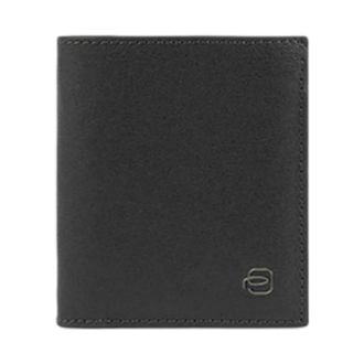 Piquadro Schwarzes Lederportemonnaie und Kartenhalter - - Accessories - Herren - Schwarzk - ONE SIZE
