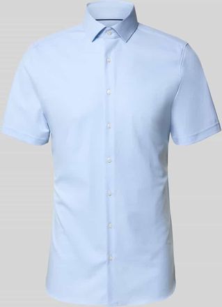 Olymp Level 5 Slim Fit Business-Hemd in kurz&auml;rmligem Design Modell Modern