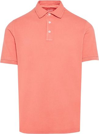 Fedeli Homme, Tops, Orange, Taille: 2XL North Cotton Piquet Polo