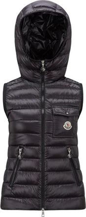 Moncler Femme, Vestes, Noir, Taille: 40 FR Gilet Glycos pour Homme