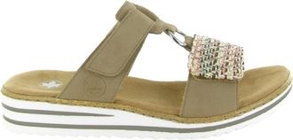 Rieker Femme, Chaussures, Beige, Taille: 41 EU V06P9 Wedge Sandal