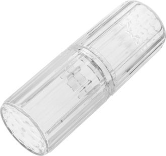 Holibanna Tragbares Zahnb&uuml;rstenetui Transparent Leichtes Reise Organizer f&uuml;r Zahnb&uuml;rste Zahnpasta Mundsp&uuml;lbecher Vielseitige Aufbewahrung f&uuml;r Schule Camping Ges