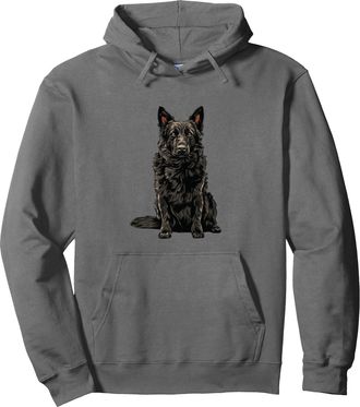Whyitsme Design Kroatischer Sch&auml;ferhund Illustration Pullover Hoodie