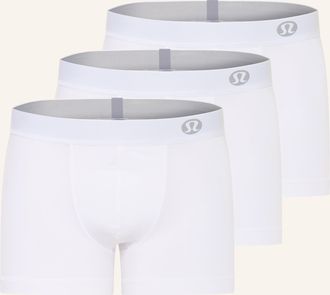 lululemon Lululemon 3er-Pack Boxershorts Aim weiss
