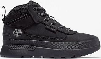 Timberland Field Trekker Bungee Sneaker f&uuml;r Jugendliche in Schwarz, Schwarz, Gr&ouml;&szlig;e