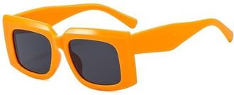 Generic Lunettes De Soleil Unisexes &Agrave; Monture Fine For Les Trajets Domicile-travail, La Conduite En Ext&eacute;rieur Et Vacances(Orange)
