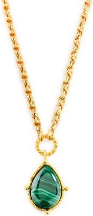 Sylvia Toledano Drop Halskette - grün