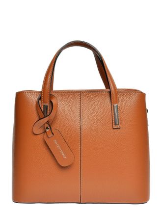Anna Luchini Braun Rindsledertasche
