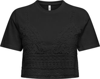 Only Onlbetsy Life S/S O-Neck Mix Top JRS