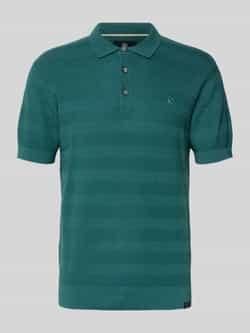 Lerros Slim Fit Poloshirt mit Logo-Stitching