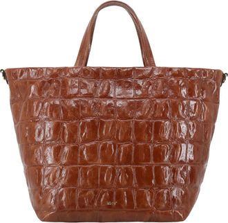 Abro Abro Shopper - Shopper ALBA - Gr. unisize - in Cognacbraun - f&uuml;r Damen