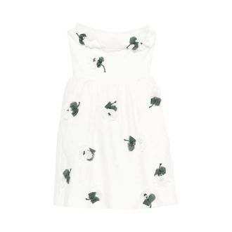 Shushu/Tong Floral Ruffle Strapless Dress - - Dresses - Damen - Mehrfarbig - 2XS