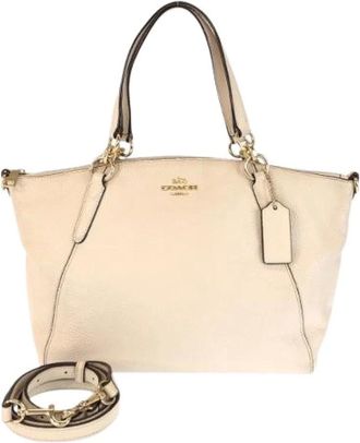 Coach Sac 2-en-1 en cuir Pre-owned - Femme - Pre-owned - Beige - Taille: ONE Size