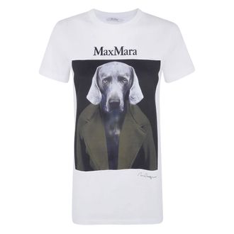 Max Mara Damen, Oberteile, Wei&szlig;, LGr&ouml;&szlig;e