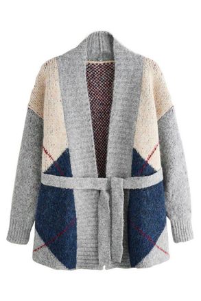 Next Strickjacke Strickjacke mit Wickeldesign (1-tlg)