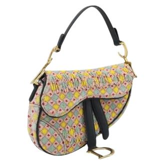 Dior Pre-owned Vintage Canvas Handtasche - - Pre-owned - Damen - Mehrfarbig - ONE SIZE