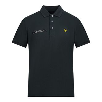 Lyle & Scott True Black Polohemd mit kurzen &Auml;rmeln