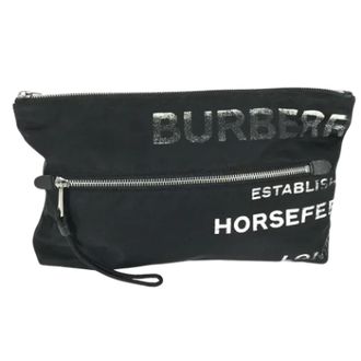 Burberry Pre-owned Tissu pochettes-minaudieres - Homme - Pre-owned - Noir - Taille: ONE Size