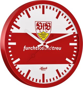 Hermle Wanduhr VfB Stuttgart Version rot Ø 30 cm 31893-002100