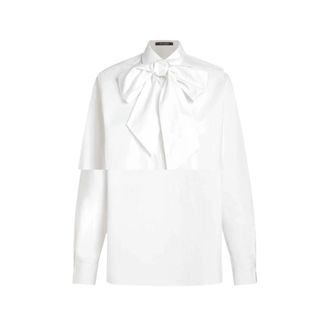 Karl Lagerfeld DNA Bow Detail Shirt - - Blouses & Shirts - Damen - Wei&szlig; - S