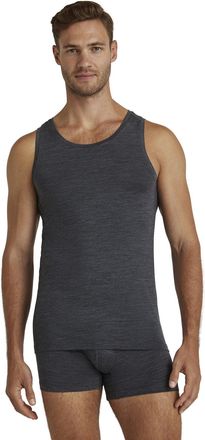 Falke Herren Unterw&auml;sche Daily ClimaWool Singlet M S/l Sh Wolle Lyocell schnelltrocknend 1 St&uuml;ck, Grau Dark Grey Heather 3278, XXL