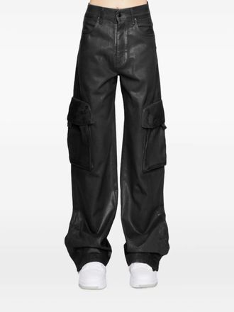Amiri Jeans mit aufgesetzten Taschen - Schwarz