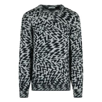 Laneus Rundhals-Strickware - - Knitwear - Herren - Mehrfarbig - L