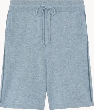 Kujten Short cachemire homme bandes contrastées - Short John