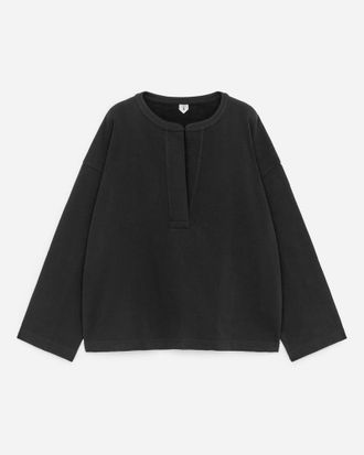 Arket Sweatshirt Mit Schlitz -Schwarz