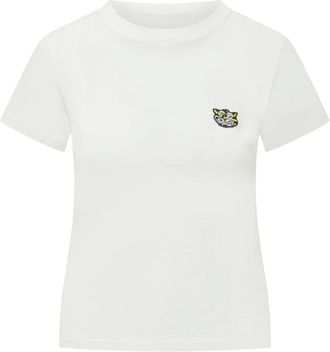 Kenzo Femme, Tops, Blanc, Taille: 42 FR T-shirt Wild Tiger