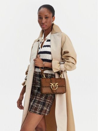 Pinko Handtasche Love One Mini Cl. AI 25-26 PLTT 100059 A2OR Braun