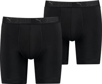 Puma Herren Unterhose SPORT MICROFIBER LONG BOXER 2P