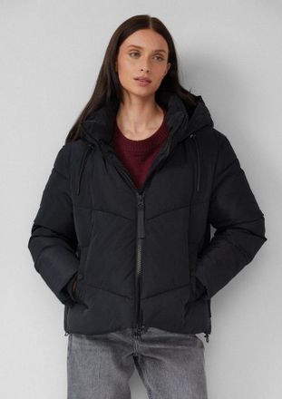 s.Oliver Winterjacke Outdoor-Jacke Pufferjacke mit gef&uuml;tterter Kapuze