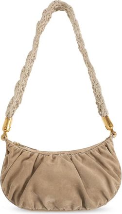 Balmain Femme, Sacs, Beige, Taille: ONE Size Sac bandouli&egrave;re Ebane