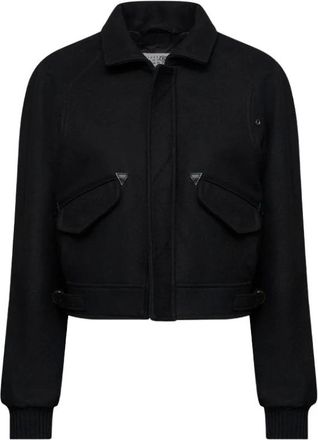 Maison Margiela Manteau en laine - Femme - Vestes - Noir - Taille: 34 FR