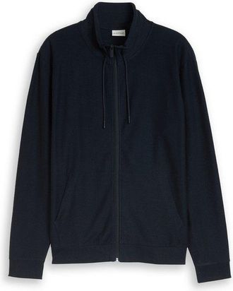 Tom Tailor T-Shirt T-Shirt Sweatjacke mit Stehkragen