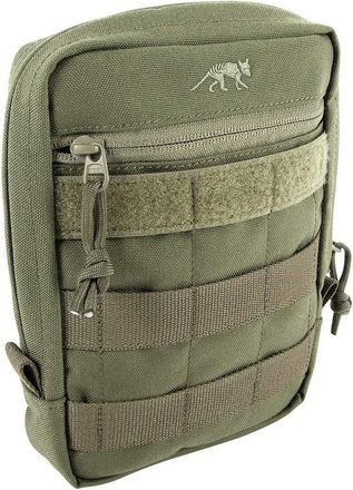 Tasmanian Tiger TT Tac Pouch 5 Rucksack Zusatz-Tasche für Zubehör EDC, Molle-kompatibel, incl. Regenhülle, 20 x 15 x 5 cm (Oliv)