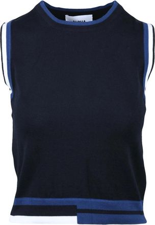 Alpha Studio Femme, Pulls, Bleu, Taille: 38 FR Top