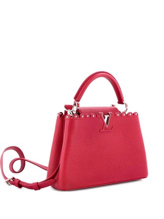 Louis Vuitton Capucines Bag mit BB-Schultertasche - Rosa