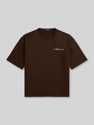 Polo Ralph Lauren Regular Fit T-Shirt aus reiner Baumwolle mit Logo-Stitching