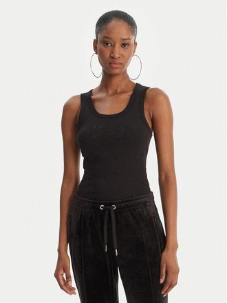 Juicy Couture Top Thin Strap JCWLV126308 Schwarz Slim Fit
