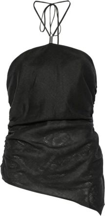 Semicouture Femme, Tops, Noir, Taille: 40 FR Haut dos nu