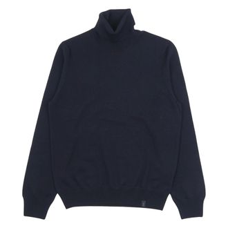 Fay Homme, Pulls, Bleu, Taille: 3XL Wool Turtleneck