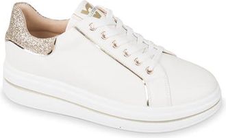 Valleverde Baskets Femme 35490 Cuir Gold Chaussures Casual, or, 37 EU