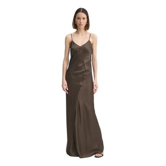 Birgitte Herskind Renate Maxikleid - - Dresses - Damen - Braun - M
