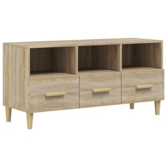 vidaXL Vidaxl - Meuble tv Ch&ecirc;ne sonoma 102x36x50 cm Bois ding&eacute;nierie