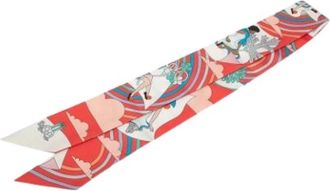 Herm&egrave;s Pre-owned Carres Volants Twilly Scarf - Femme - Pre-owned - Multicolore - Taille: ONE Size