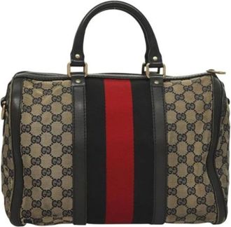 Gucci Pre-owned Toile sacs-gucci - Femme - Pre-owned - Bleu - Taille: ONE Size